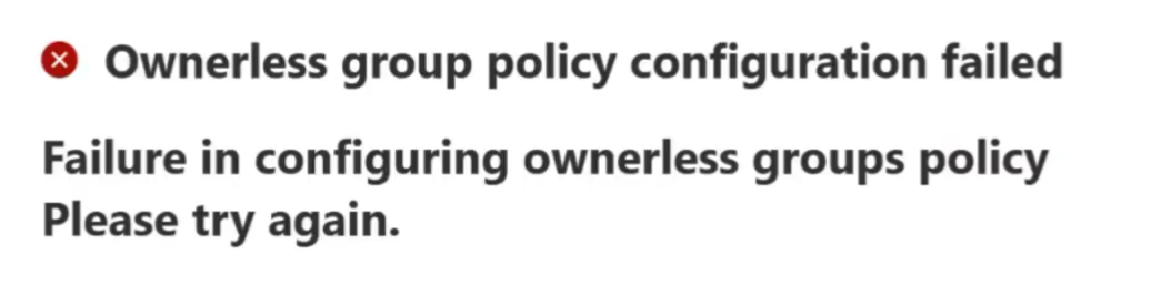 Ownerless group policy configuration failed - Vlad's SharePoint blog