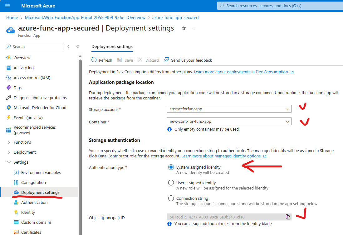 Azure Function App To Access Storage Via Microsoft Entra Credentials Vlads Sharepoint Blog 0453